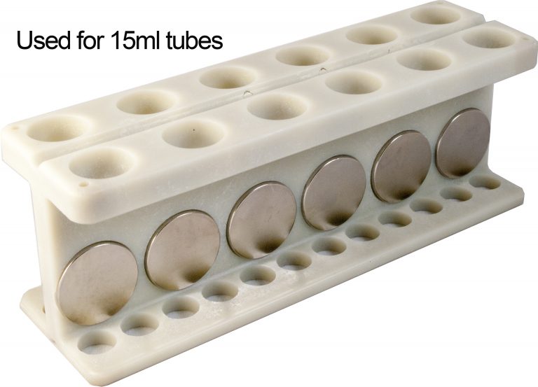 Magnetic Separation Rack For 24-Ependorf And 12-15 Ml Tubes