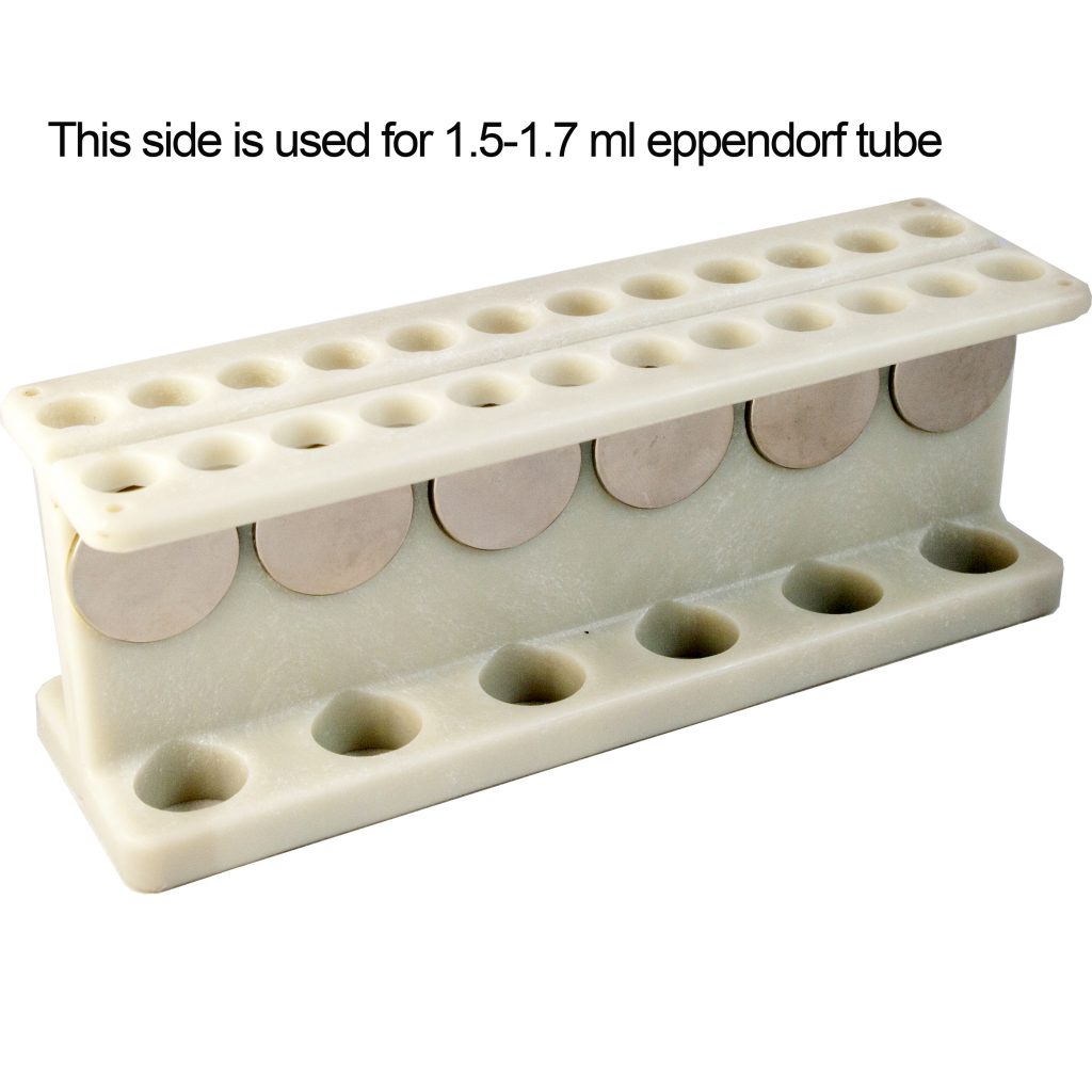 Magnetic Separation Rack For 24-Ependorf And 12-15 Ml Tubes